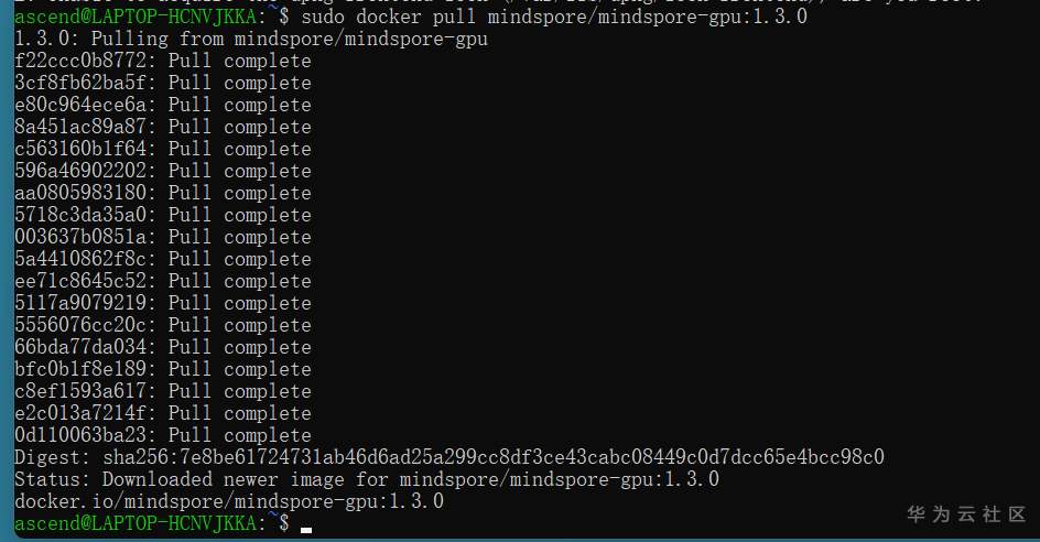 张小白带你在windows11 预览版的wsl上玩转mindspore 1 3 0(gpu版) 云社区 华为云